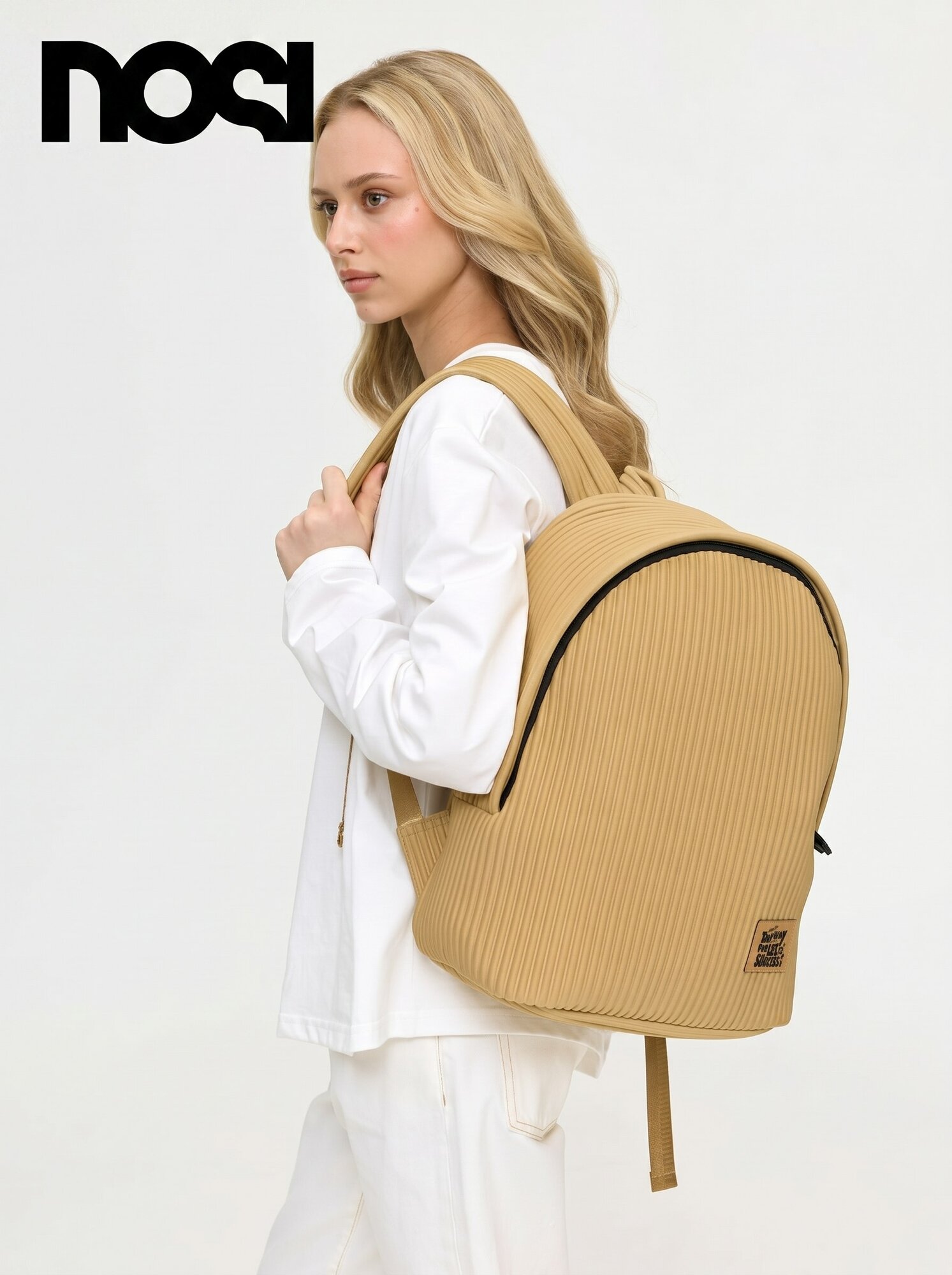 Рюкзак NOSI "Air Sense Bag Pro", городской, влагозащитный, для ноутбука, 15.6", цвет хаки