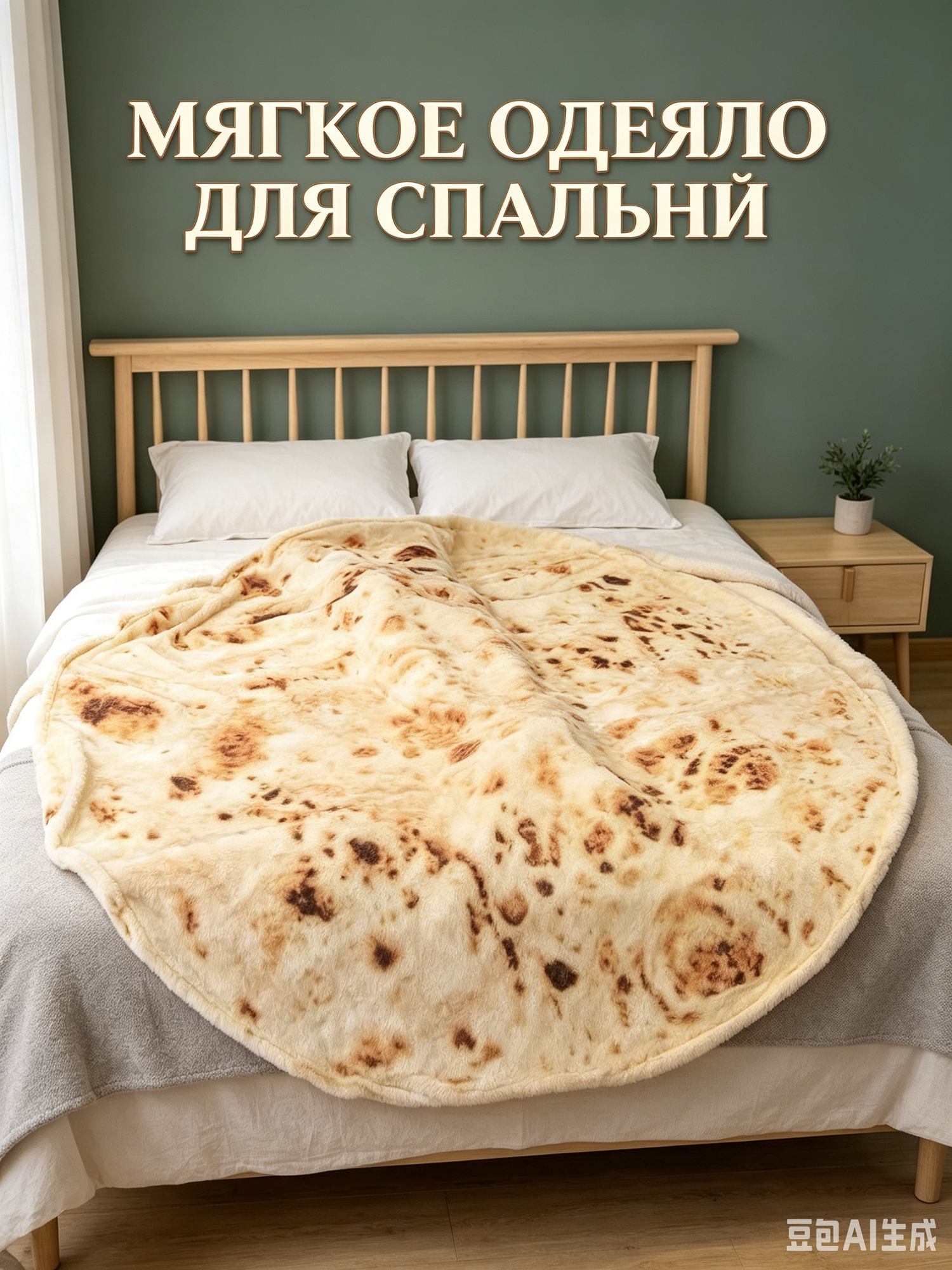 Одеяло из очень мягкой бежевой шерсти с принтом, размер 150х150 см, подходит для спальни и отдыха