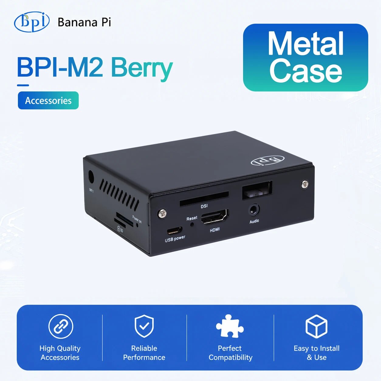 Металлический чехол для Banana Pi BPI-M2 Berry
