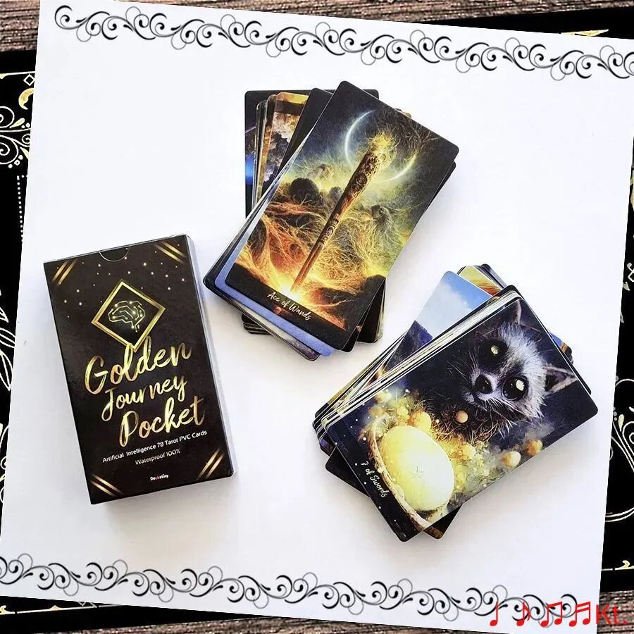 Карты Таро Золотое Путешествие - Golden Journey 12*7см