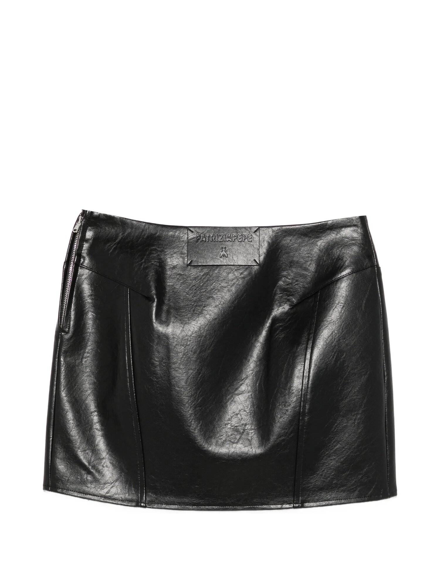 Юбка Logo-patch coated skirt