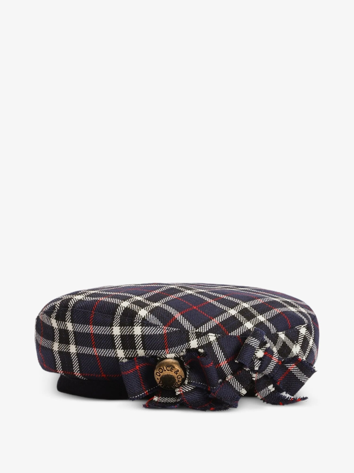Кепка Tartan beret with applications для девочек