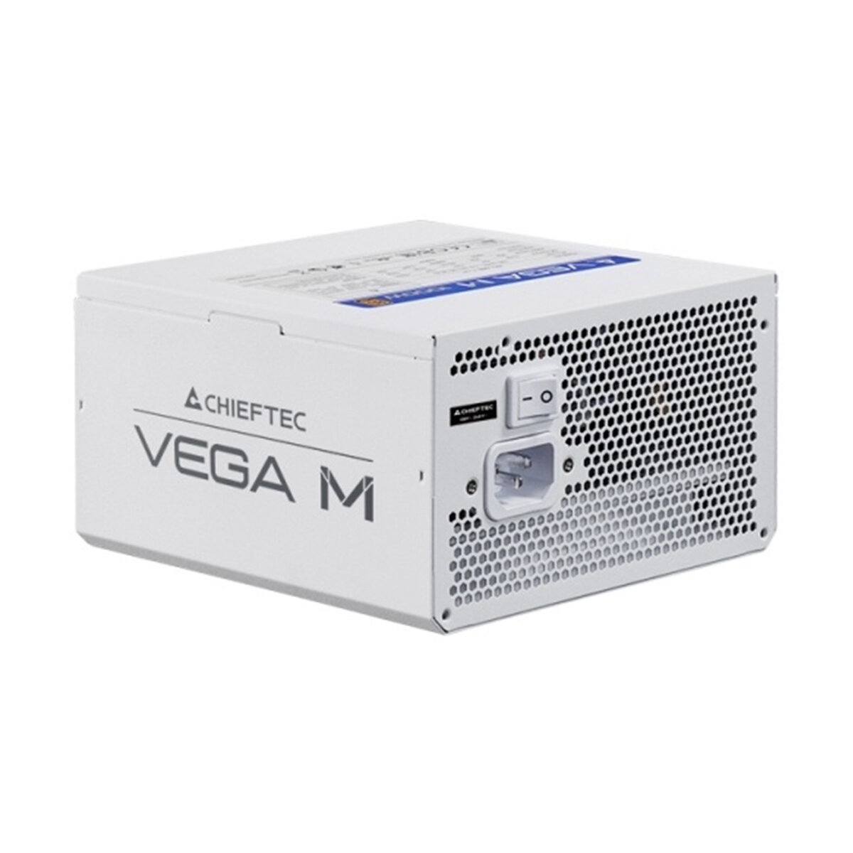 Блок питания Chieftec Vega M White (PPG-850-CW) ATX 3.1, PCIe 5.1, 850Вт, 80 PLUS GOLD, белый