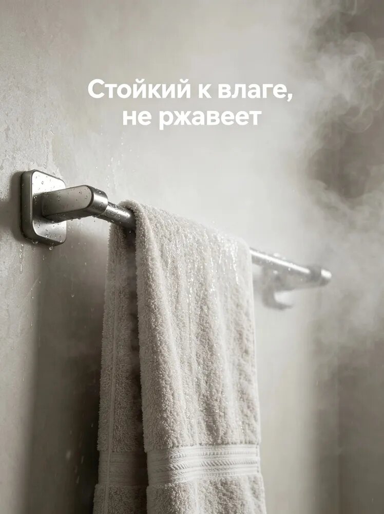 Рейлинг для кухни, ванной, 50 см х 7 см х 60 см