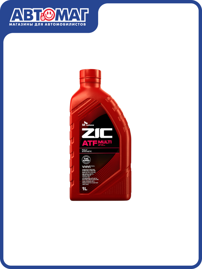 Масло трансмиссионное синтетическое ZIC ATF Multi LF (1л) (132665), ZIC-ATF-MLF-1L