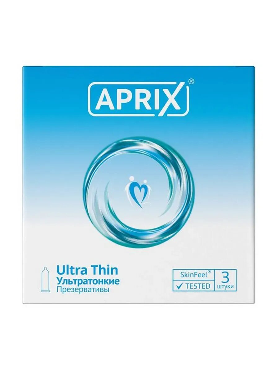 Презервативы ультратонкие Ultra thin Aprix/Априкс 3шт