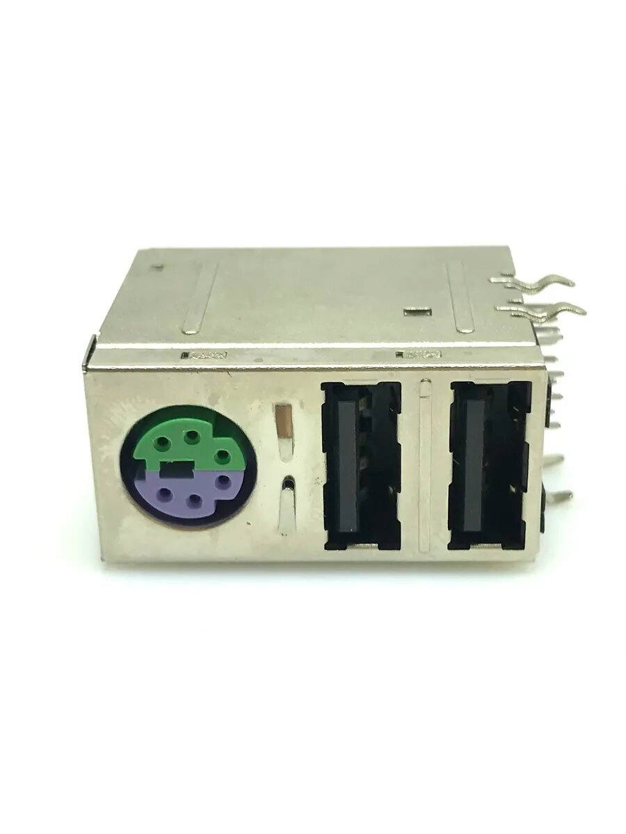 Гнездо PS/2 + 2*USB для пайки на плату