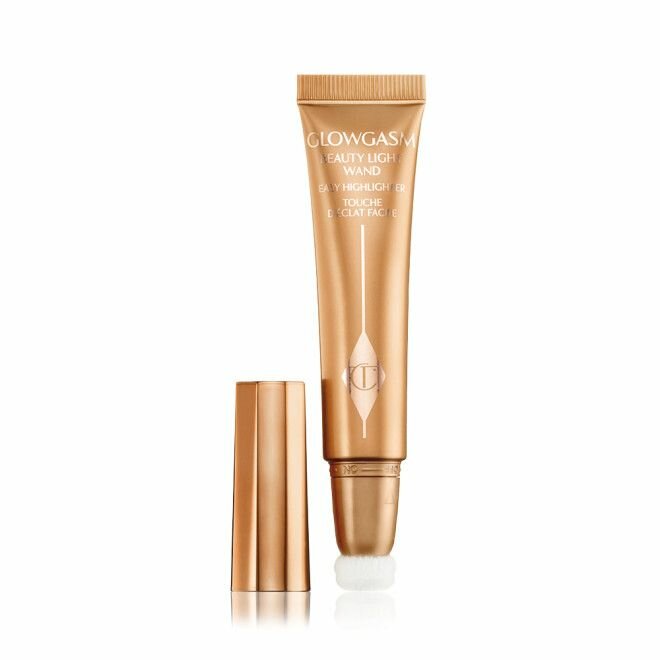 Кремовый хайлайтер для лица Charlotte Tilbury Glowgasm Beauty Light Wand easy Highlighter оттенок: GOLDGASM 12ml