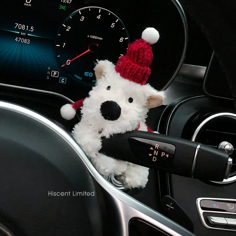 Декоративная фигурка Tesla для центральной консоли с рисунком Red Hat Highland для салона автомобиля, 1 шт