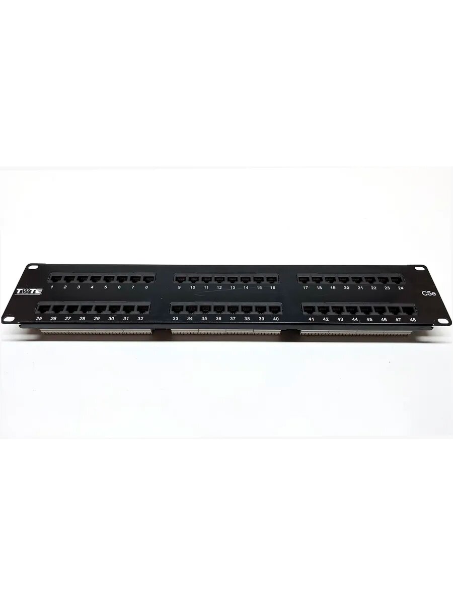 Патч-панель Lanmaster TWT, 48 портов кат. 5Е 19"