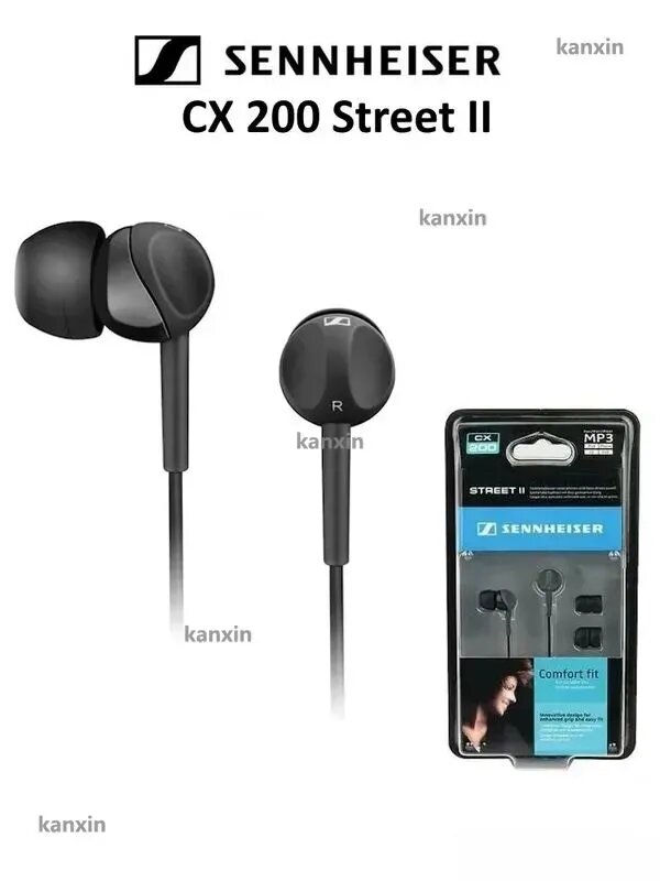 Sennheiser Наушники проводные, 3.5 мм, черный