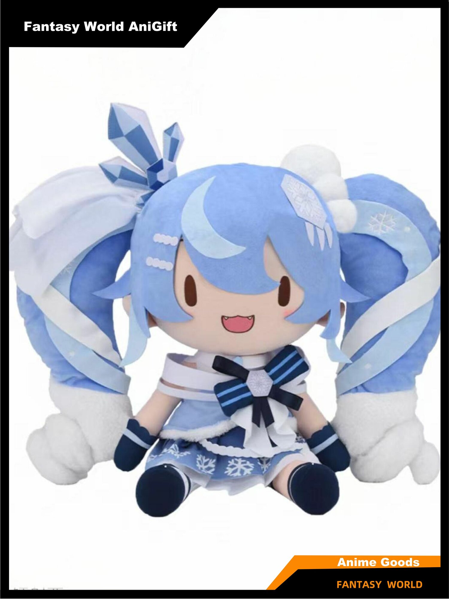 Мягкие игрушки Хацунэ Мику Снежная Мику 2025 / Hatsune Miku Snow Miku 2025 SEGA 50cm