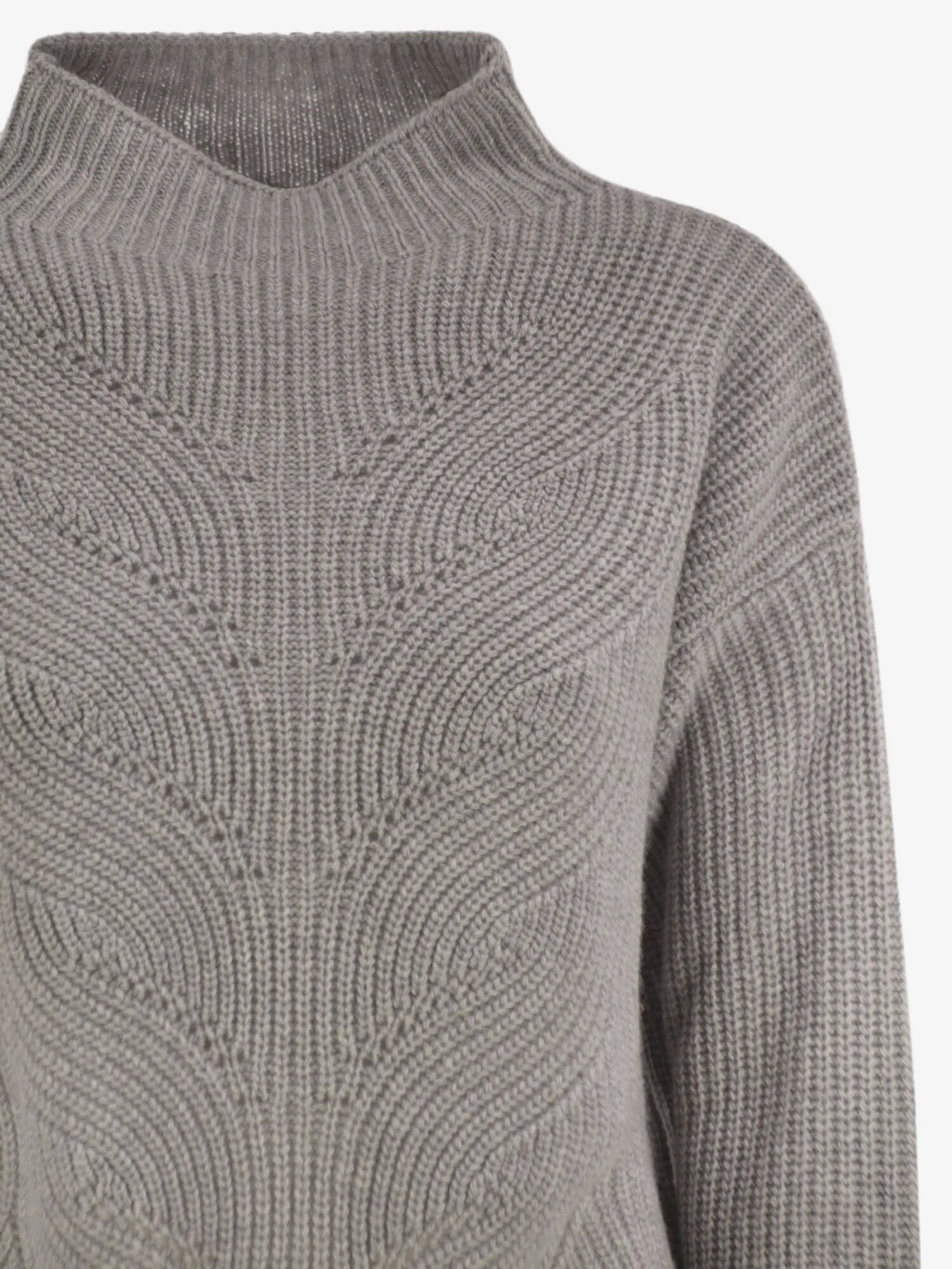 Свитер Herno Knit high-neck sweater, размер 40, , серый — фото 1