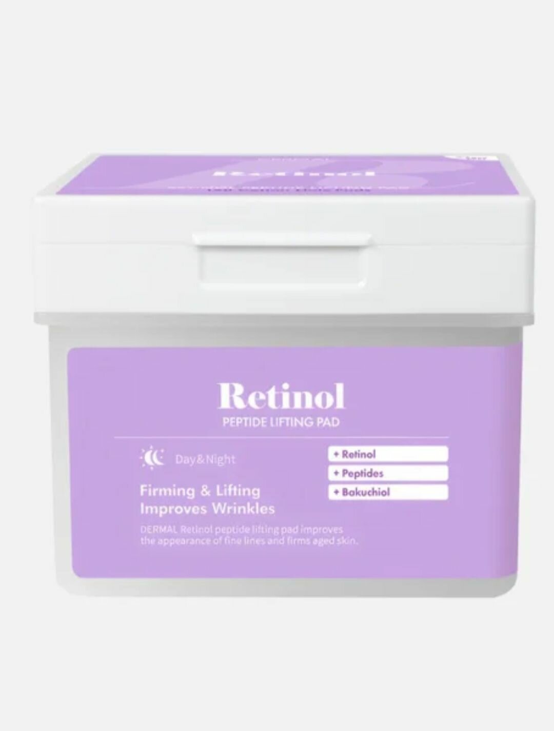 Набор лифтинг-пэдов для лица DERMAL dermal retinol 120 шт.