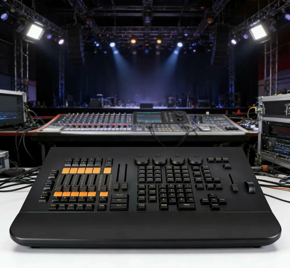 MA Lighting MA2 Command Wing: Контроллер DMX512 для прожекторов с металлическим корпусом. Совместимость с GrandMA2