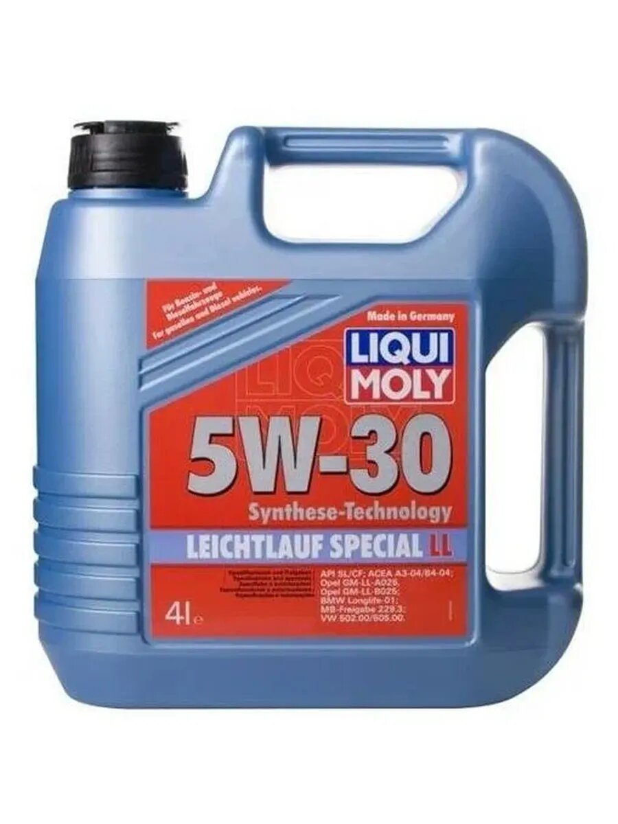 Liqui Moly 7654 синтетическое "Special Tec LL 5W-30", 4л