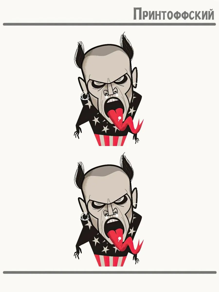 2-е (Две) Термонаклейки The Prodigy