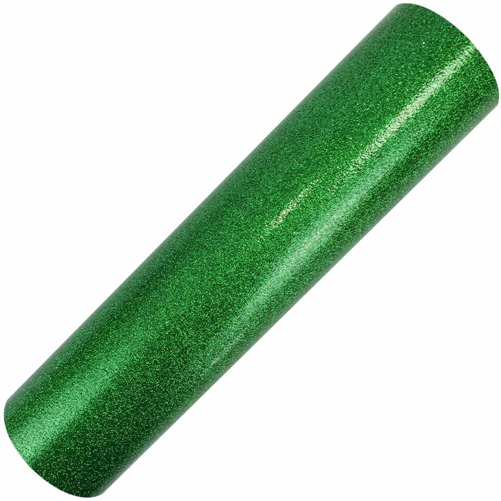 CHEONET Термотрансферный винил с блестками Зеленый, 2pcs 25cmx20cm, TG06