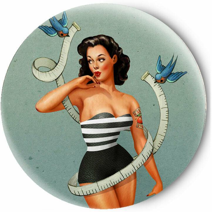 Одностороннее зеркальце TINA BOLOTINA Pinup