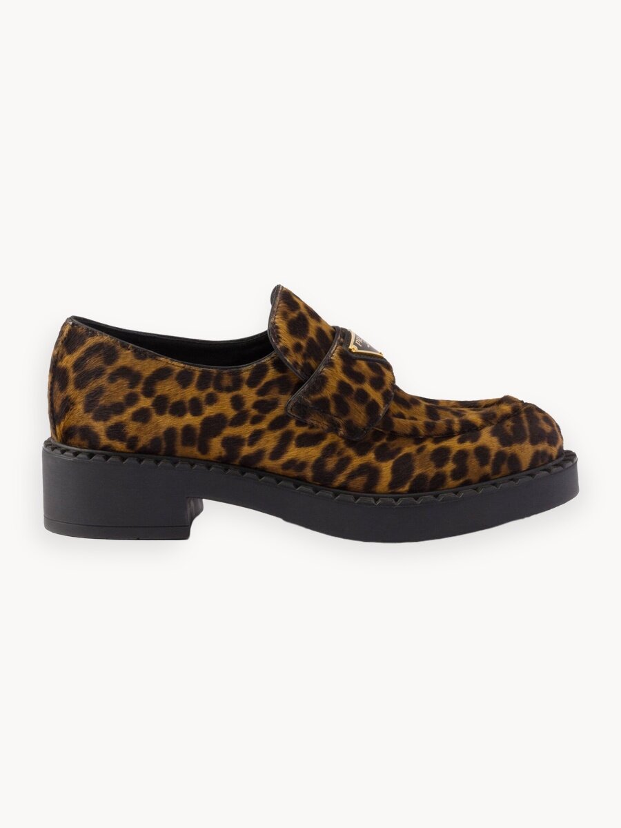 Лоферы Prada Chocolate, размер 37 EU, brown
