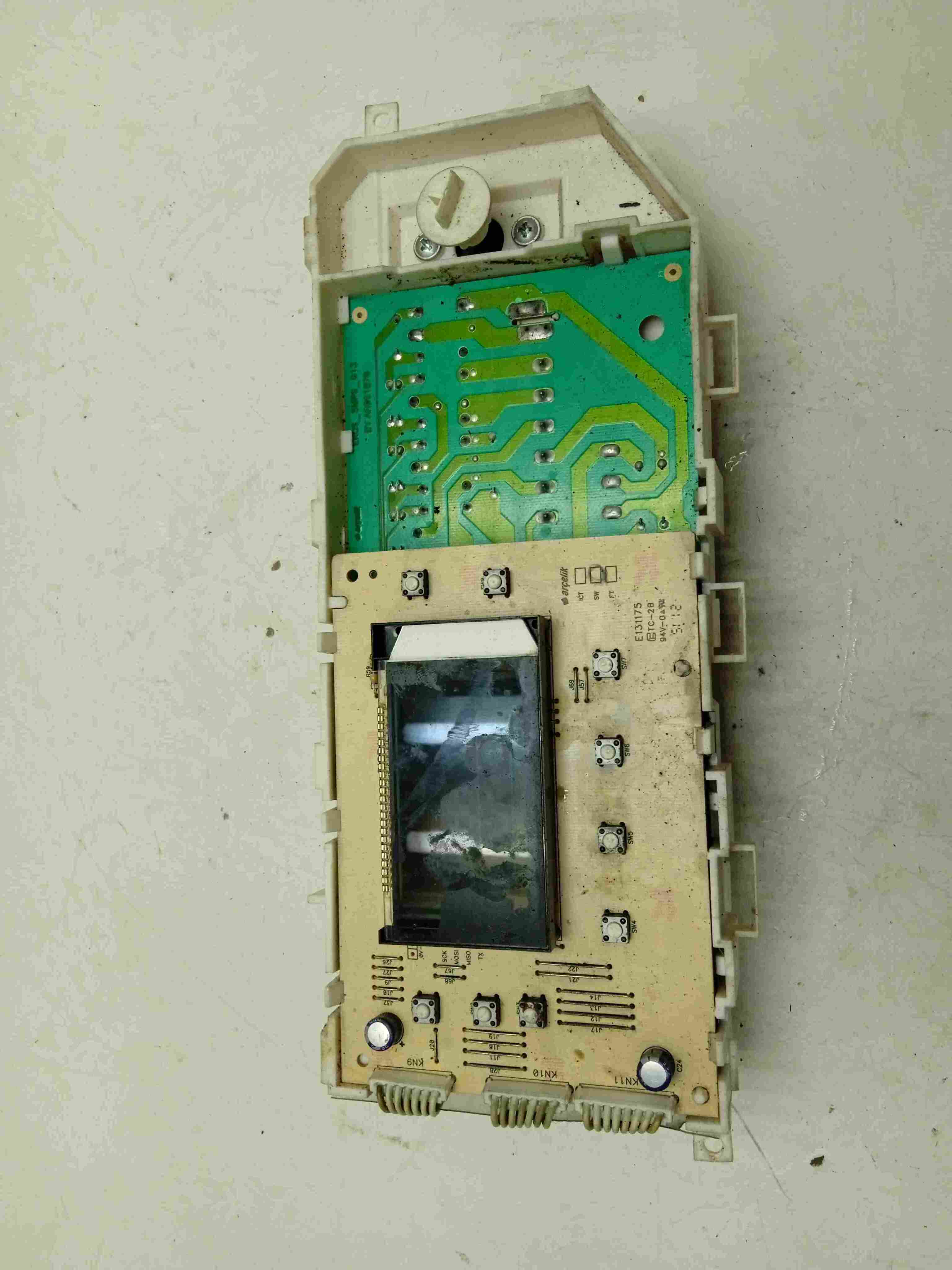 WKB61041PTMSC кт195 Электронный модуль для стиральной машины Beko WKB61041PTMSC б/у