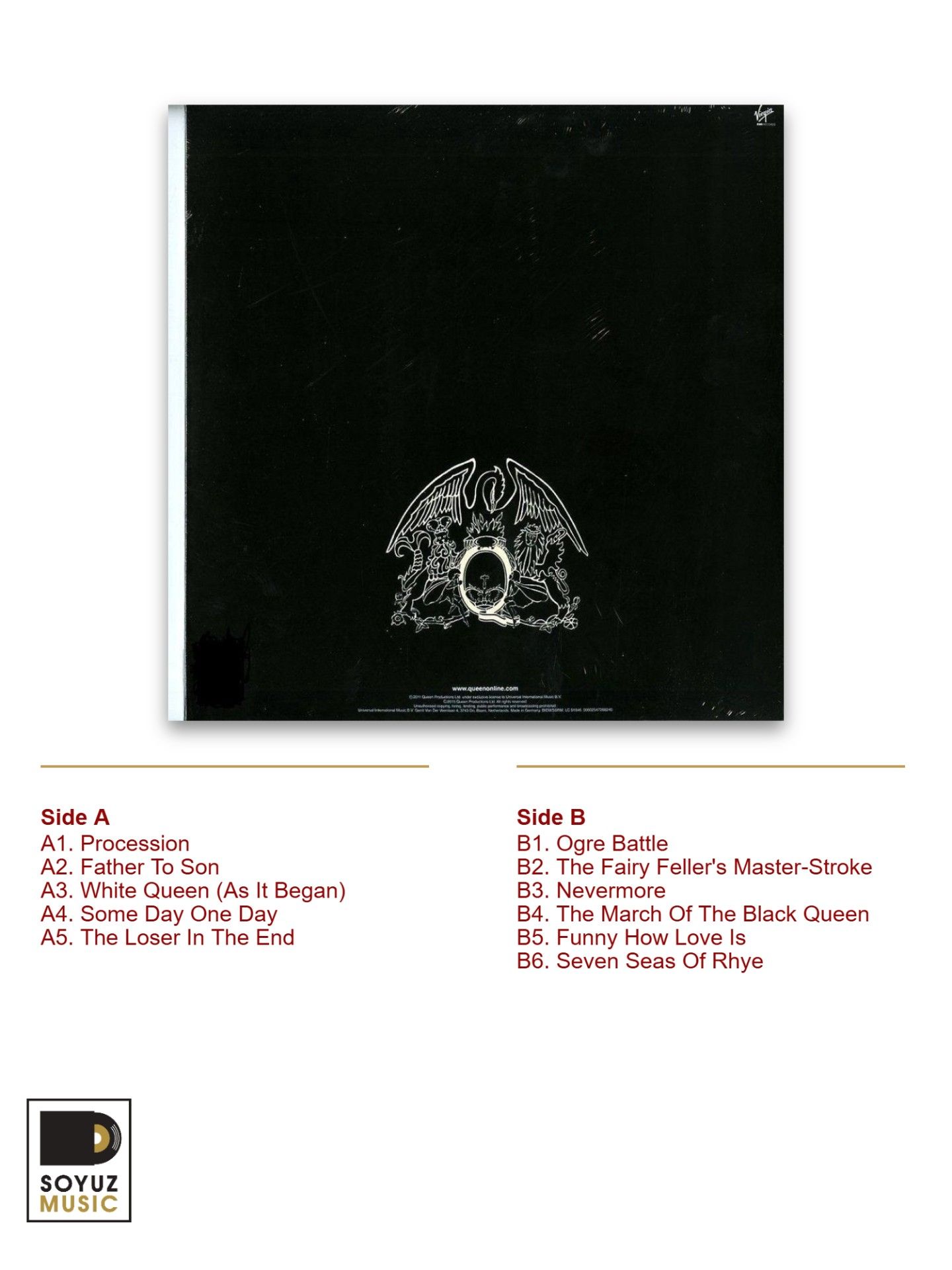 Queen. Queen II (LP Black/Винил/Gatefold/Reissue) — фото 1