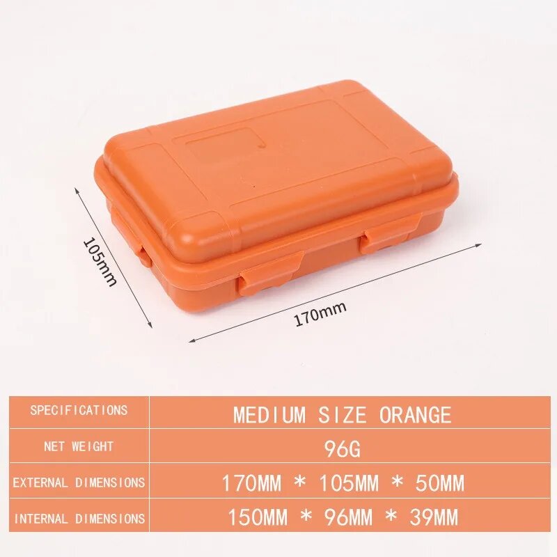 Водонепроницаемый кейс L-Orange, 170x105x50 мм