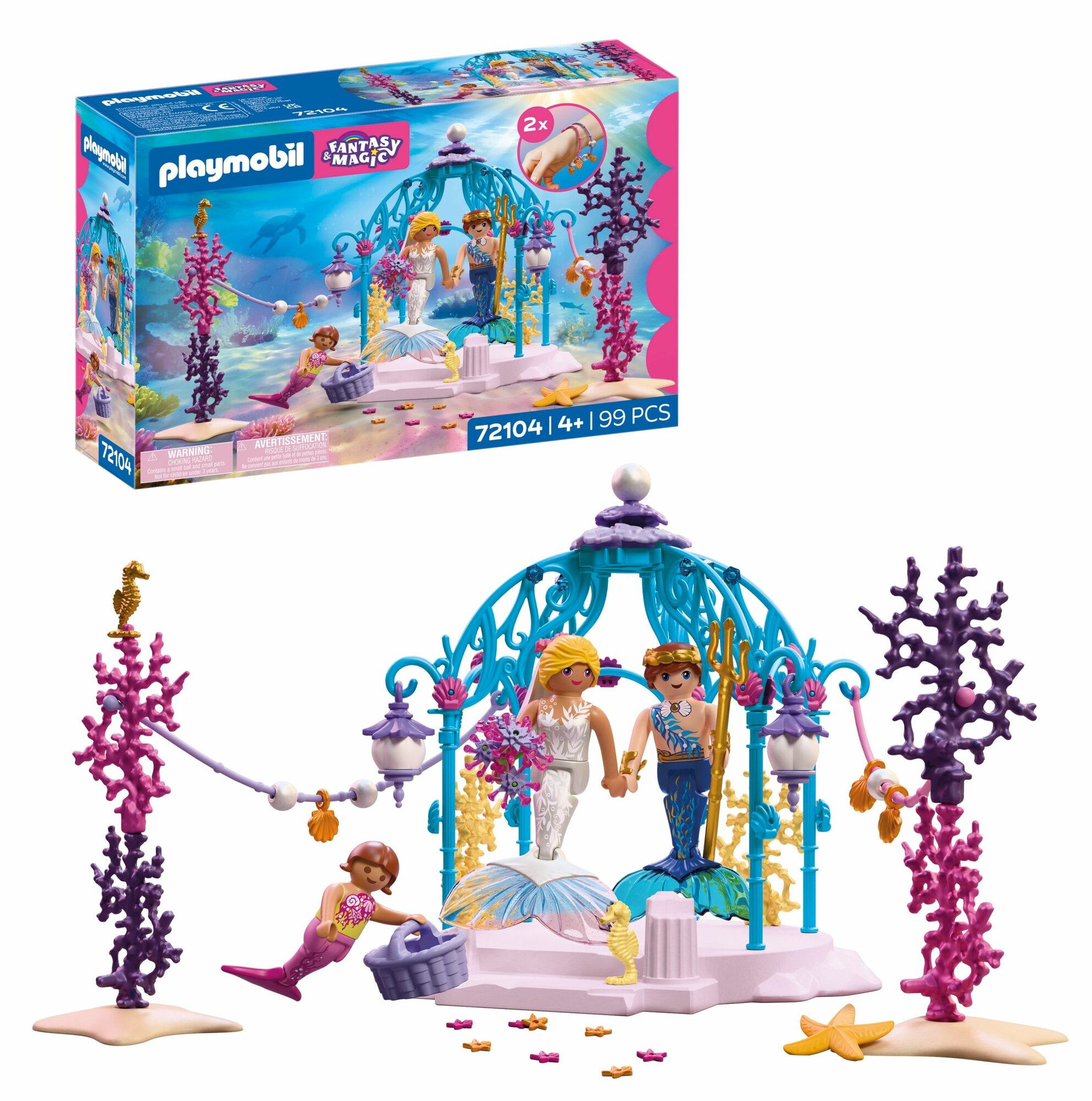 Конструктор Playmobil Fantasy & Magic - Подводная свадьба 99 эл. - Плеймобиль 72104