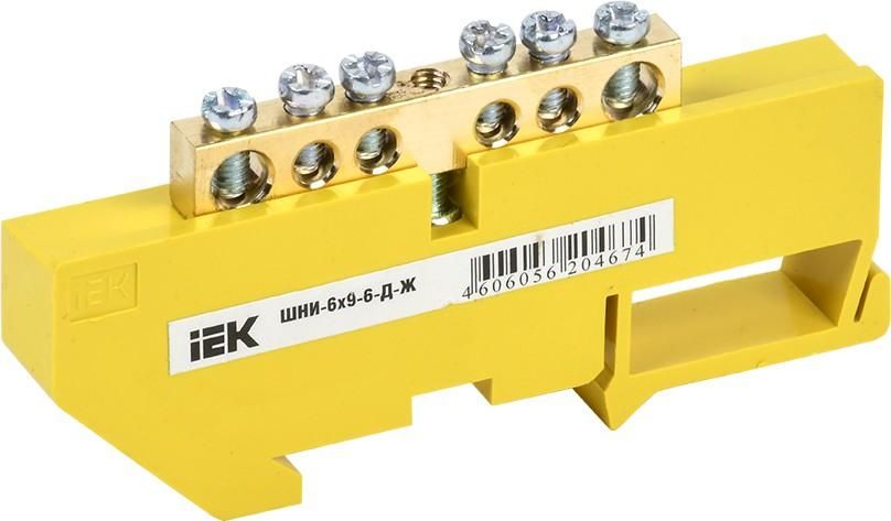 Блок клеммной колодки распределительный IEK YNN10-69-6D-K05