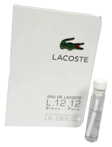 Lacoste Eau De Lacoste L 12 12 Blanc Pure - мужская туалетная вода 2 мл сэмпл