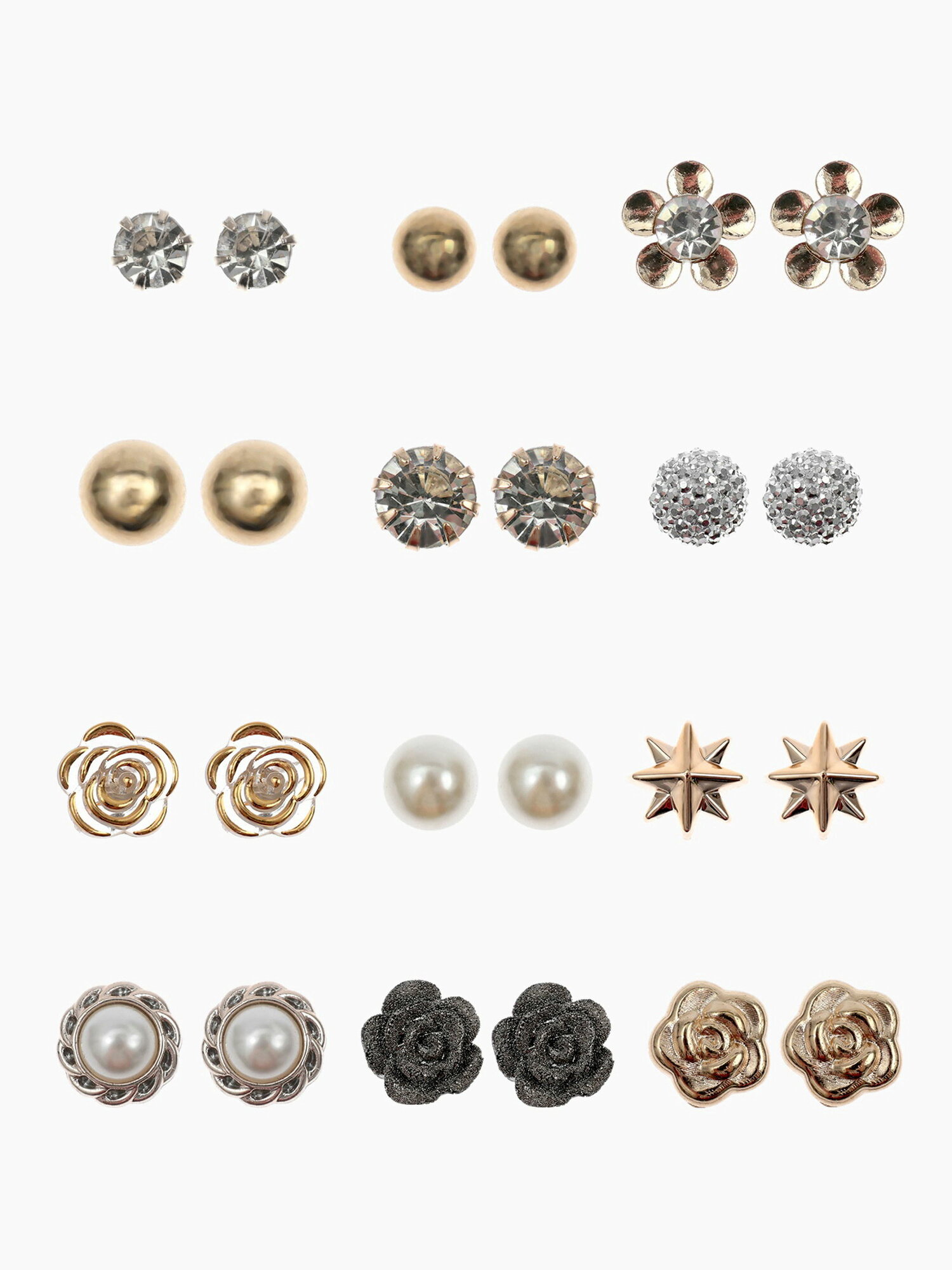 Серьги пусеты Queen Fair