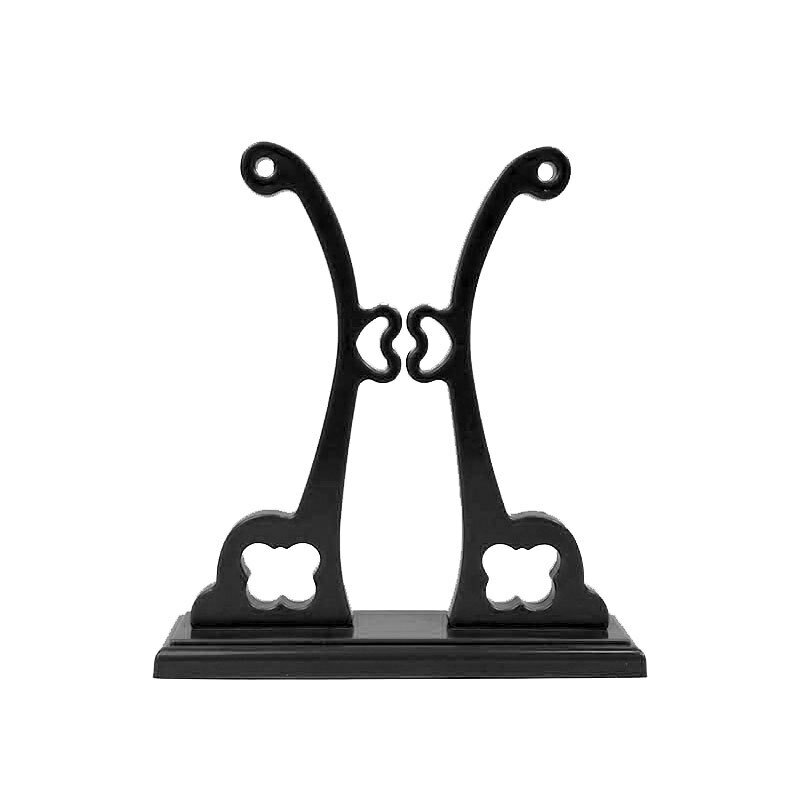 Пластиковая подставка для традиционных китайских круглых вееров, черный цвет, декоративная подставка