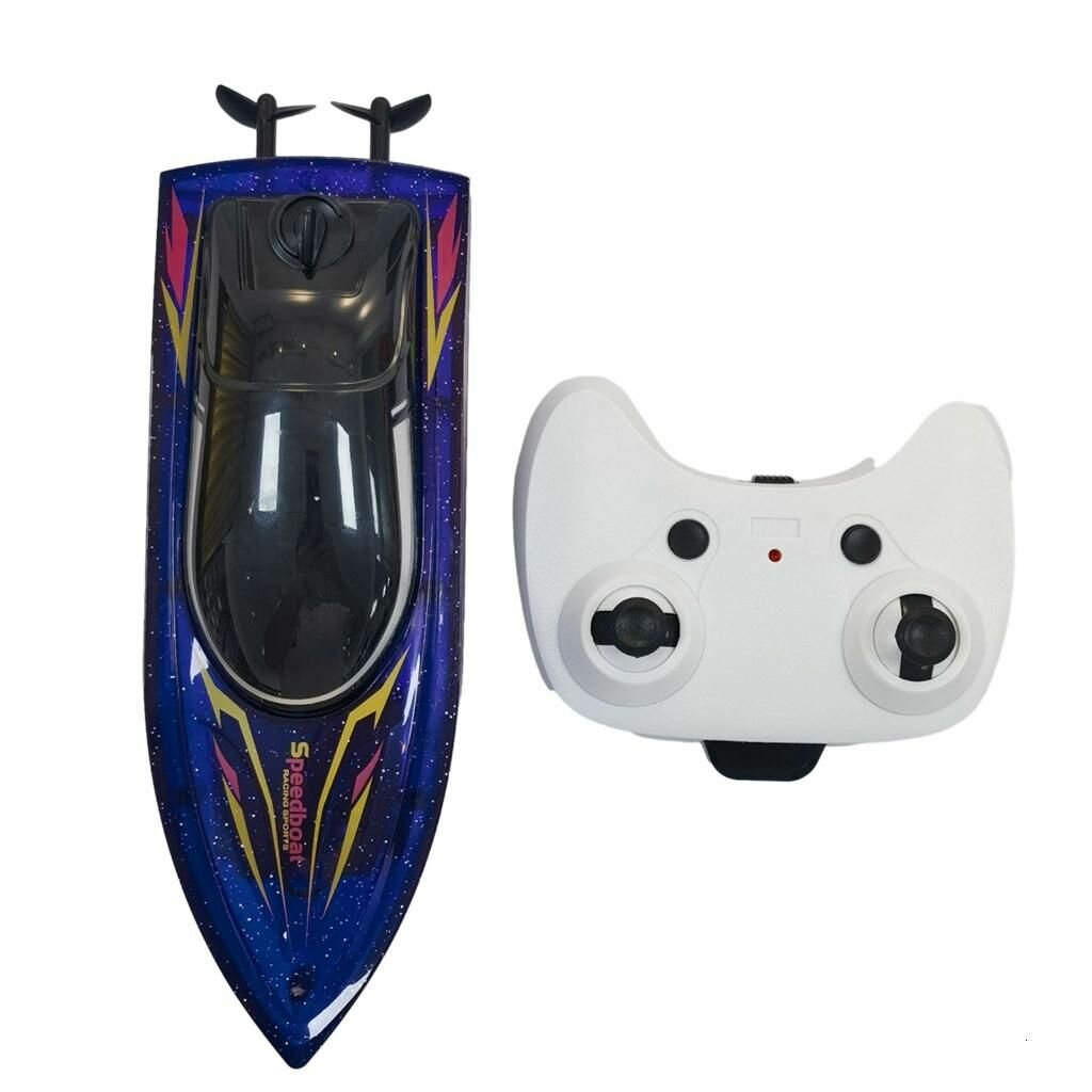 Дистанционно управляемая модель лодки, Фиолетовый - Высокоскоростная модель