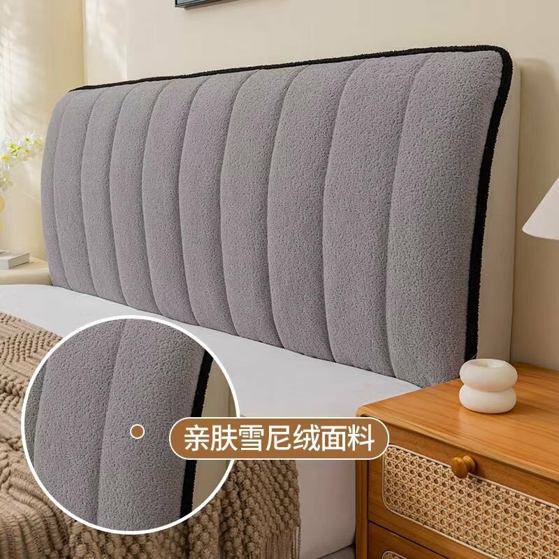2025 Осень Зима Ченилловый Вельветовый Чехол для Прикроватной Тумбочки Высококачественный Эластичный Полный Охват Утолщенный Антиударный Всесезонный Чехол для Прикроватной Тумбочки