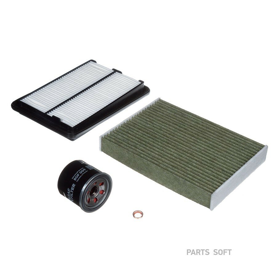 Комплект ТО комфорт Nissan Qashqai J11 2.0, Nissan X-Trail T32 2.0,2.5 от официального дистрибьютора, RAF-FILTER, артикул RT015K