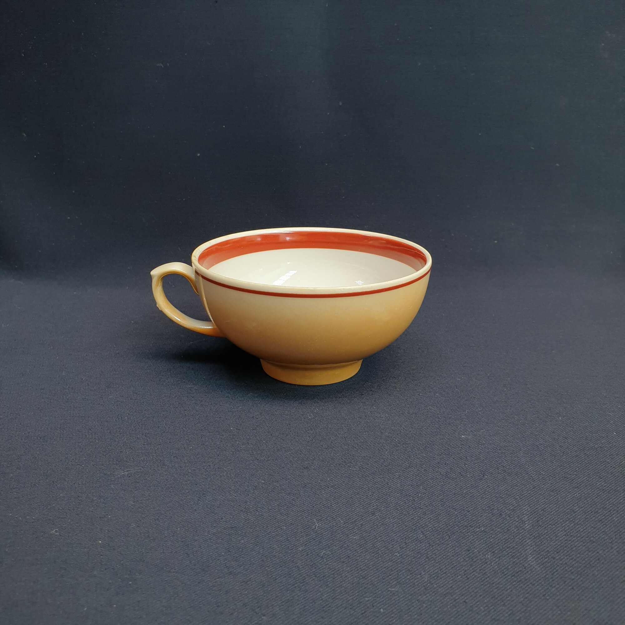 Чайная чашка, Дулево, фарфор, перламутр, 200 мл, винтаж, СССР.