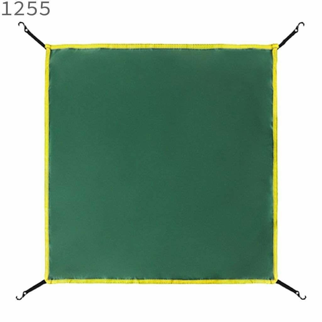 (1шт)Навес от дождя для палатки - зеленый 148x148см11