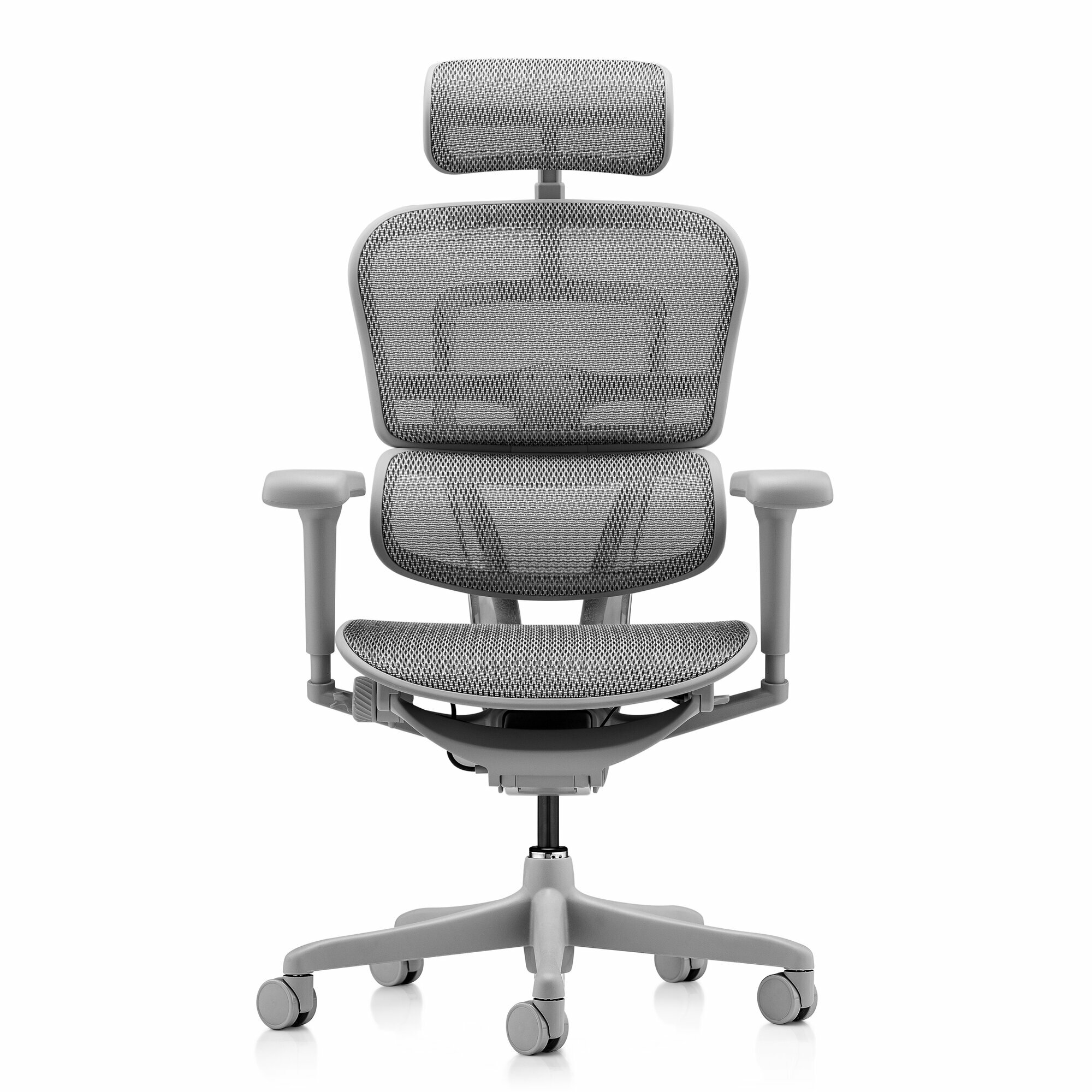 Кресло FALTO Ergohuman 2 Ultra (наклон вперед, сетка, серый)