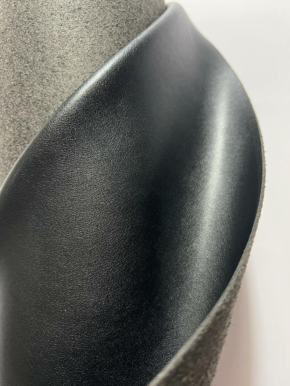 Автомобильная экокожа на микрофибре Shoes Black 0.5м, кожа экокожа