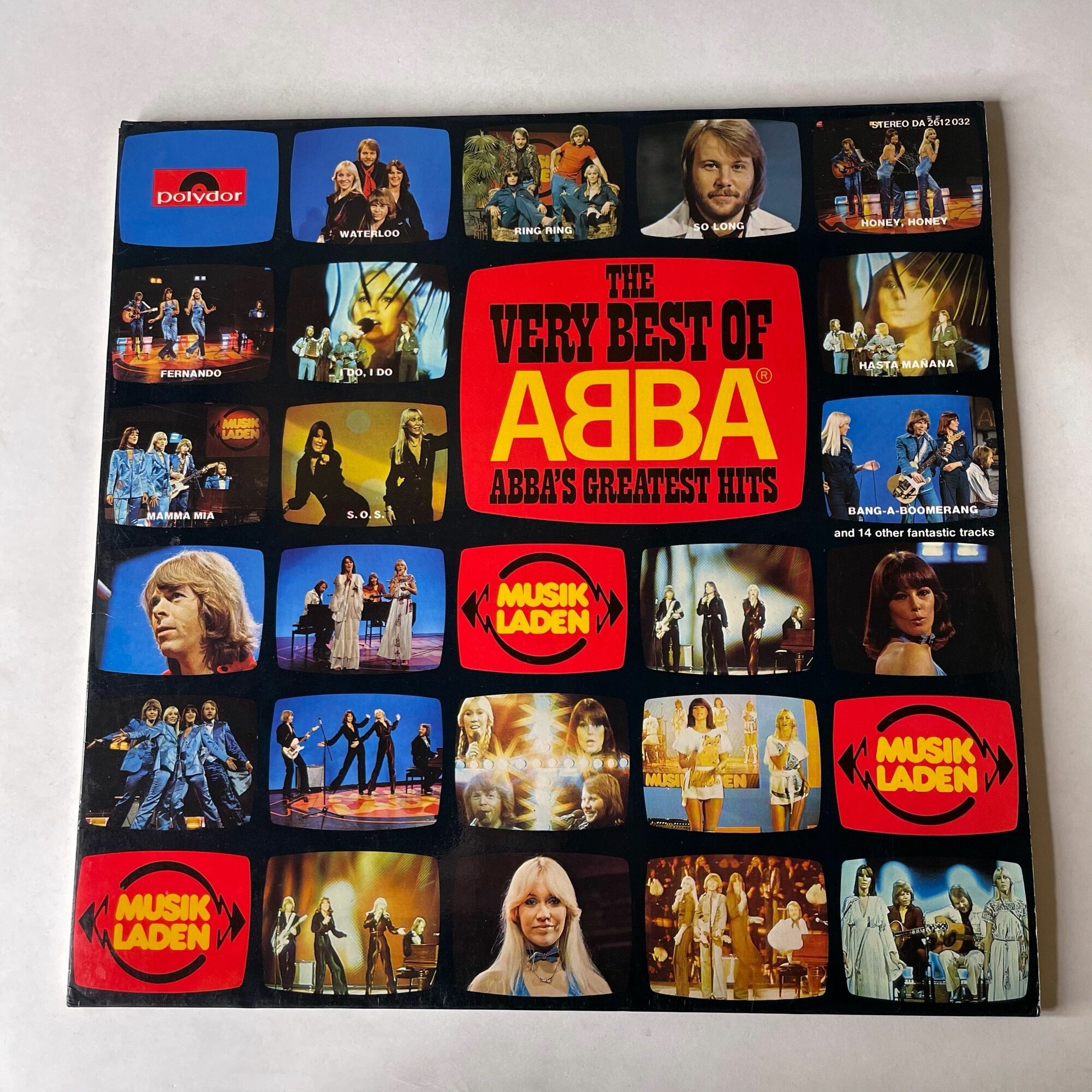 Винтажная виниловая пластинка LP ABBA абба, The Very Best Of ABBA (ABBA's Greatest Hits) (Германия 1976) Mamma Mia