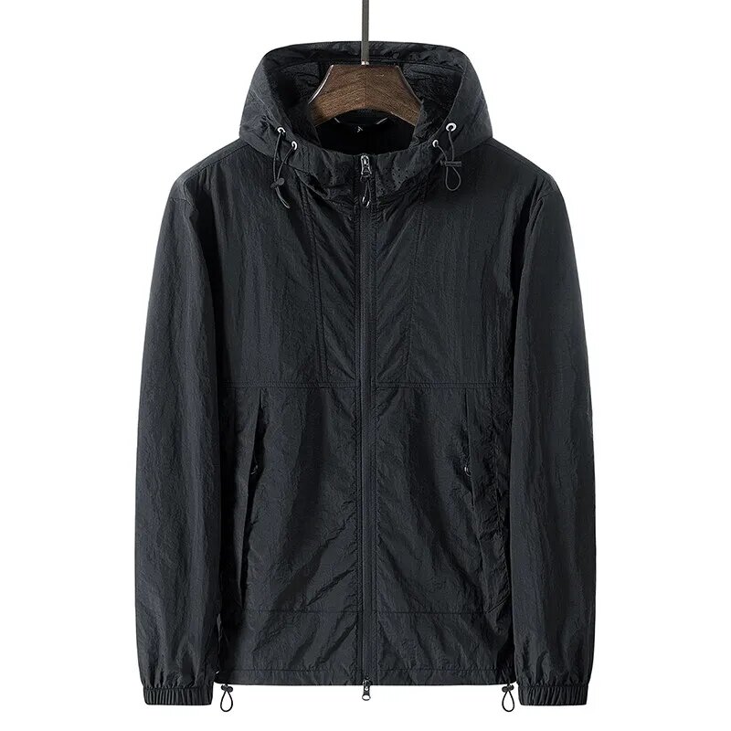 BOOKBLUE Мужская водонепроницаемая куртка для рыбалки 2XL, Черный, black