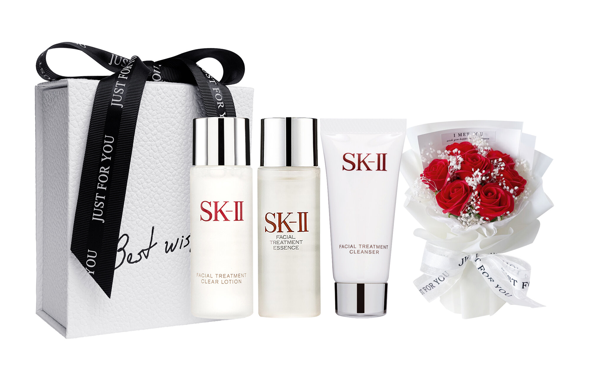 Набор пробников унисекс SK-II с эссенцией Goddess Water и лосьоном Clear Lotion, подарочный бокс 5697210, уход за кожей