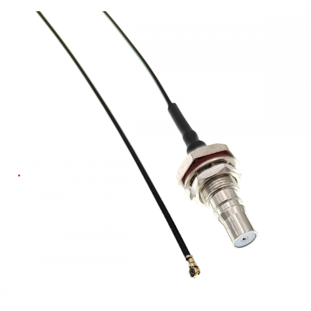 Адаптер для модема (пигтейл) IPEX4(MHF4)-QMA(female) кабель RF1.13 15см.