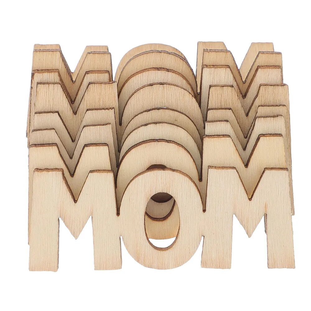 15 Штук Украшений Из Деревянных Материалов Для Дома И Праздничного Декора Из Бамбука