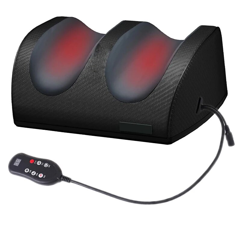 Массажер для ног Shiatsu Black with Control, US Plug