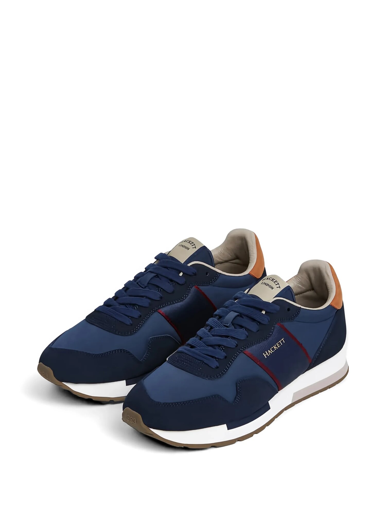 Кроссовки HACKETT London Suede panelled sneakers, размер 41, blue — фото 1