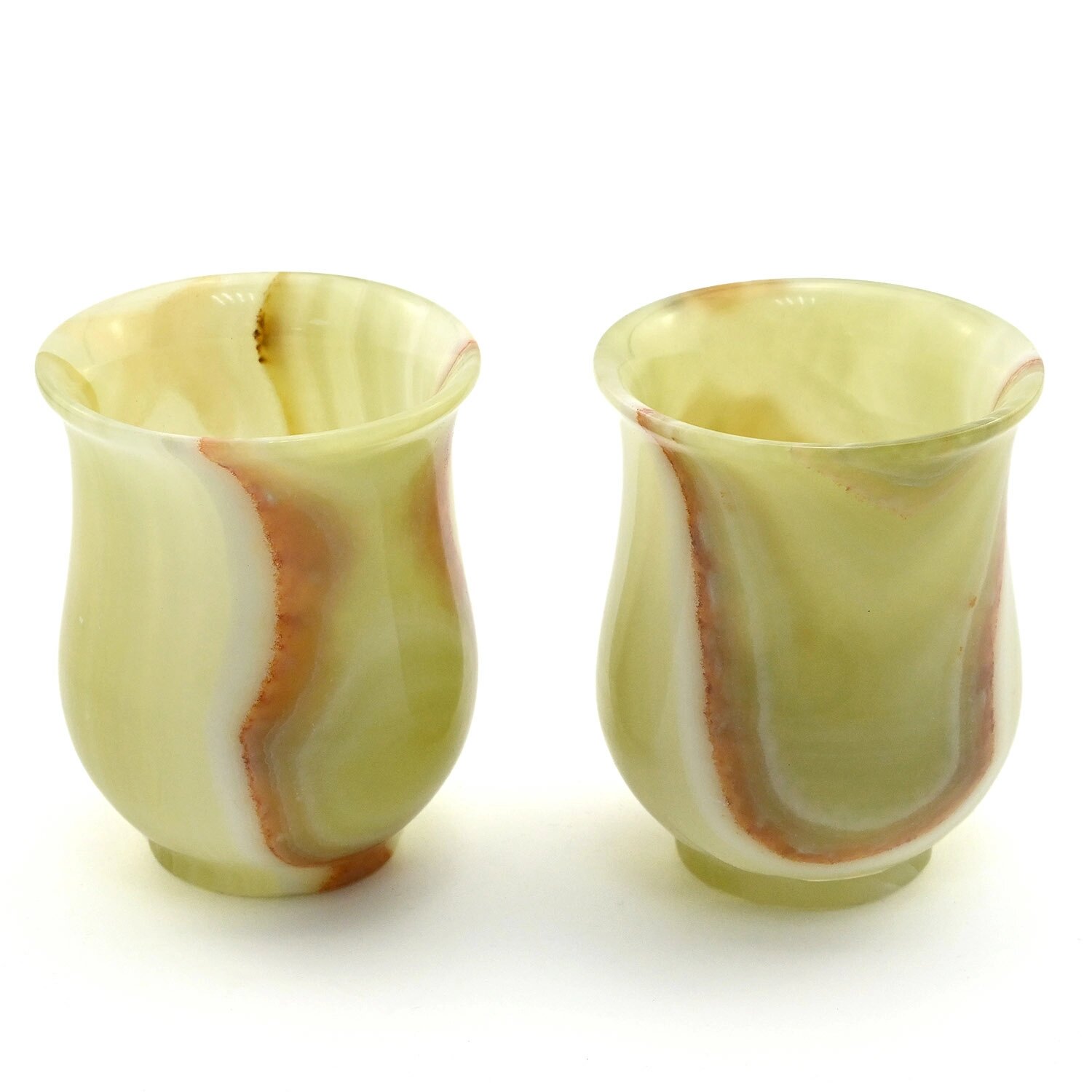 Стаканы из камня пара 75*75*90мм, 210мл .