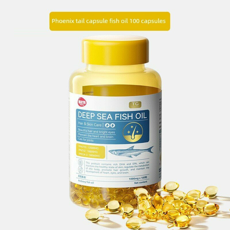 100-штук Капсулы Рыбий Жир из Сардин для Домашних Животных, Общий Подход, С 3 Мес. Возраста