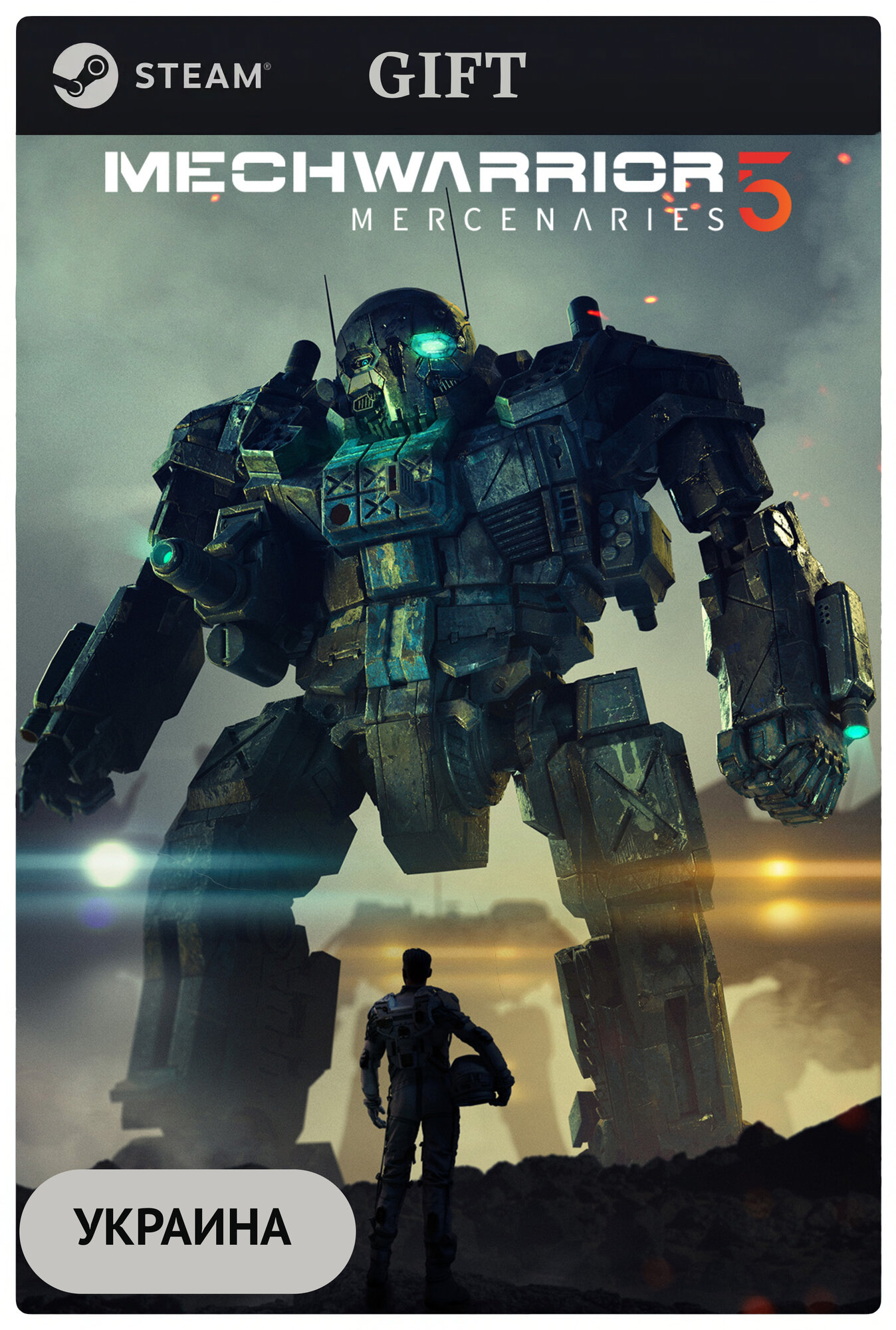 Игра MechWarrior 5: Mercenaries для PC (ПК) Steam, Steam Deck, GIFT Украина