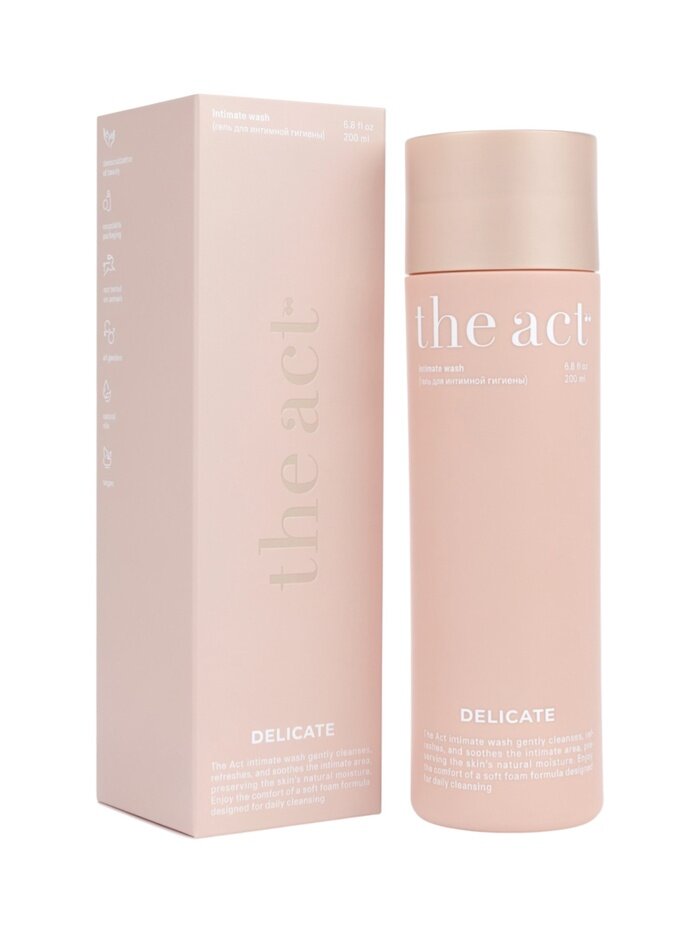 Гель для интимной гигиены The Act гипоаллергенный, 200 мл